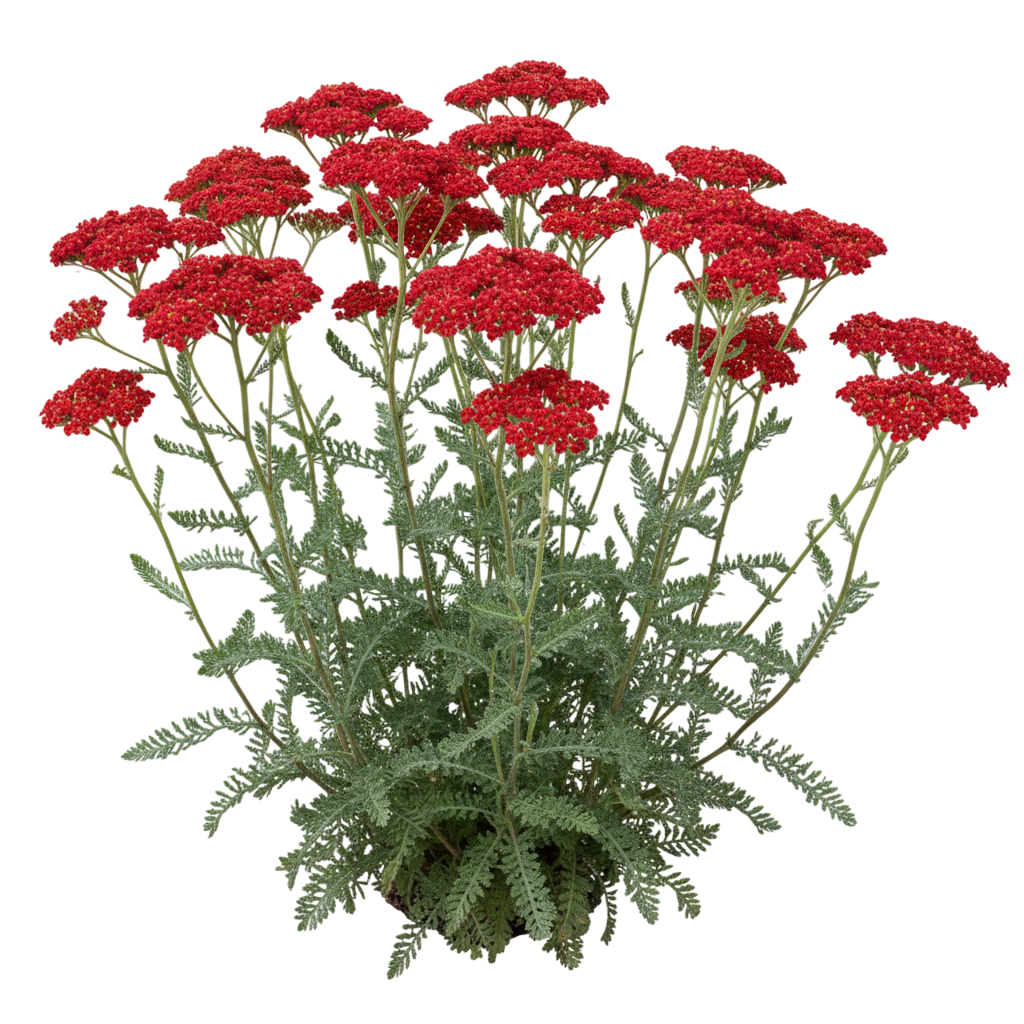 Yarrow, 'Desert Eve Deep Red' (Achillea Millefolium 'Desert Eve Deep ...