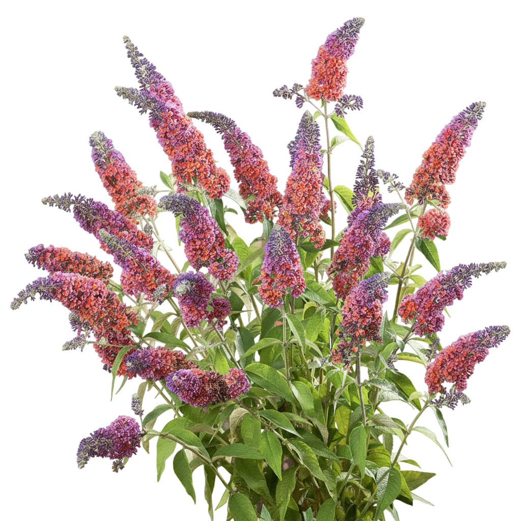 Butterfly Bush, 'Bi-Color' (Buddleia Davidii 'Bi-Color') - Growing ...