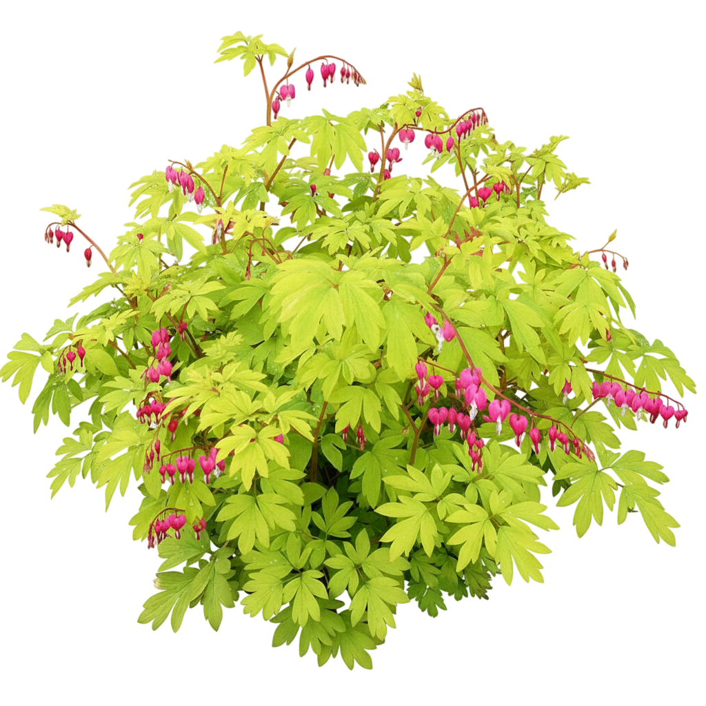 Bleeding Heart (Dicentra Spectabilis 'Gold Leaf') - Growing Guide ...